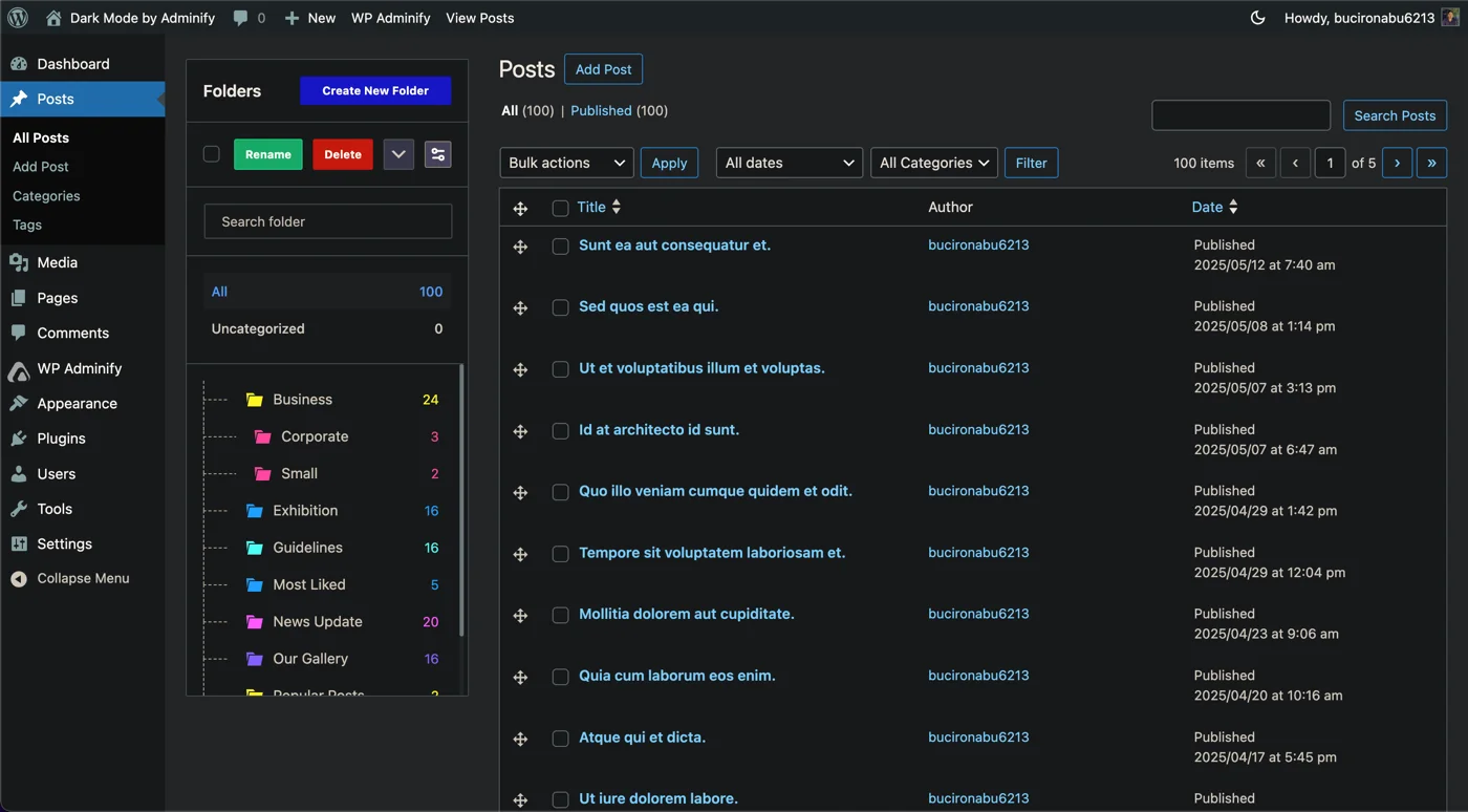 How to Enable WordPress Dark Mode for Admin Dashboard?
