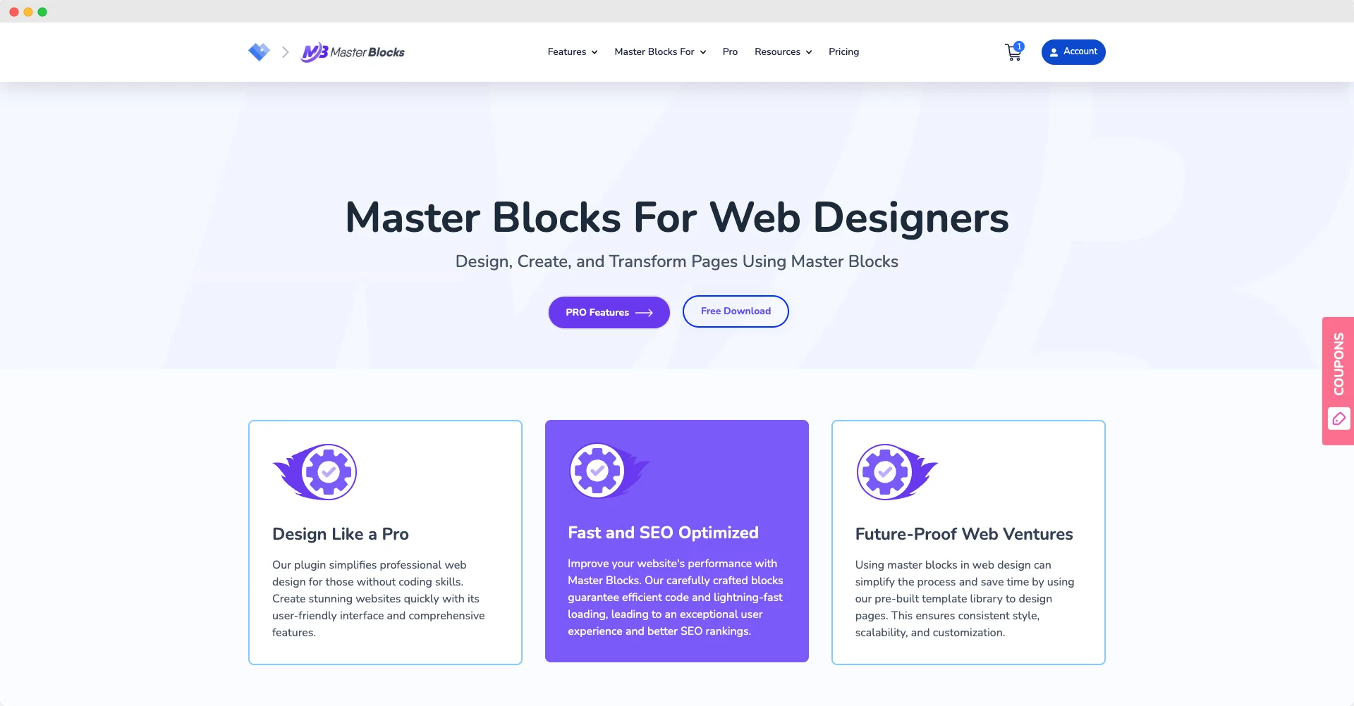 Master Blocks for Web Designer - Effortless Design Journey