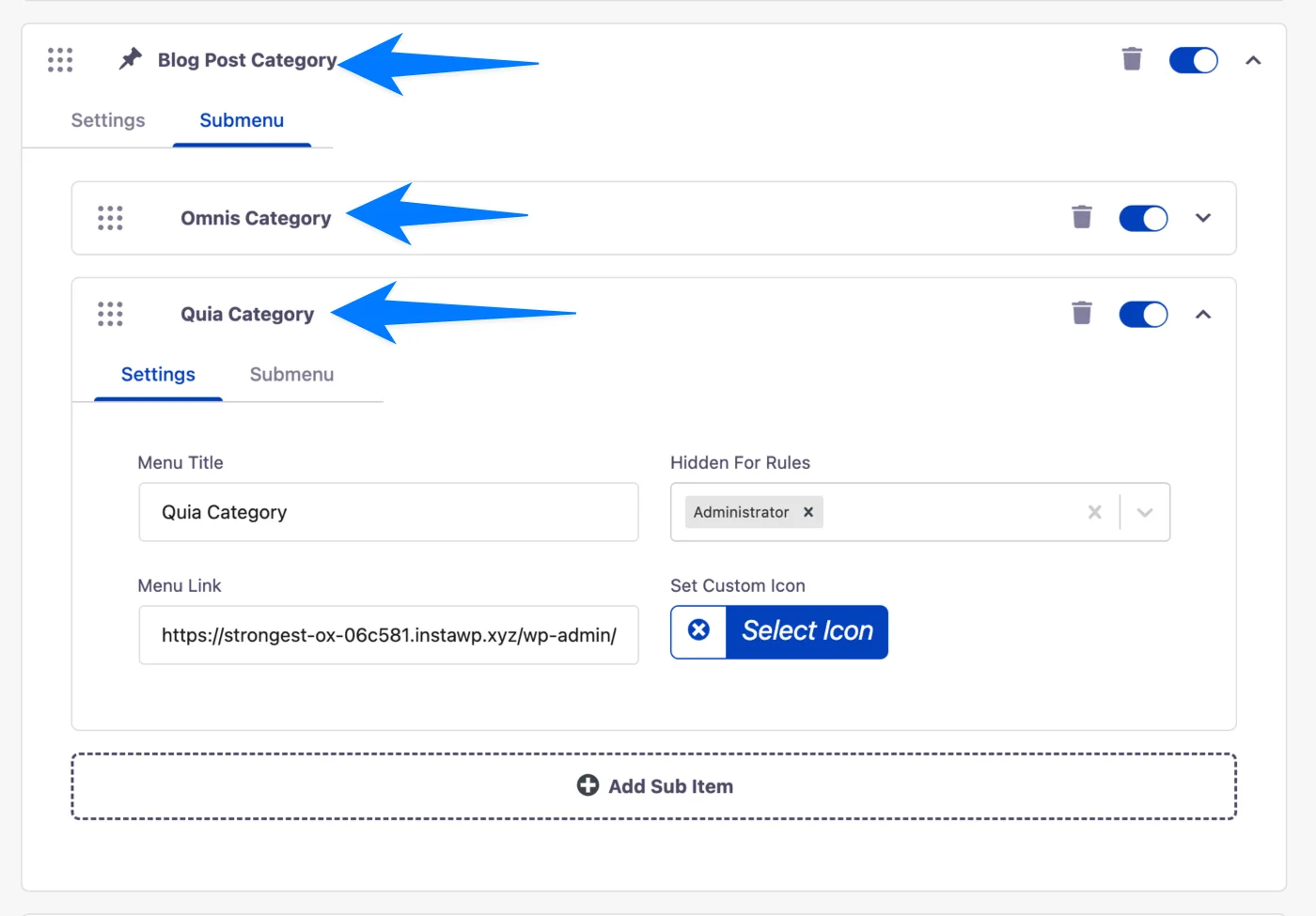 WordPress Toolbar Editor - Hide, Add links to Admin Bar