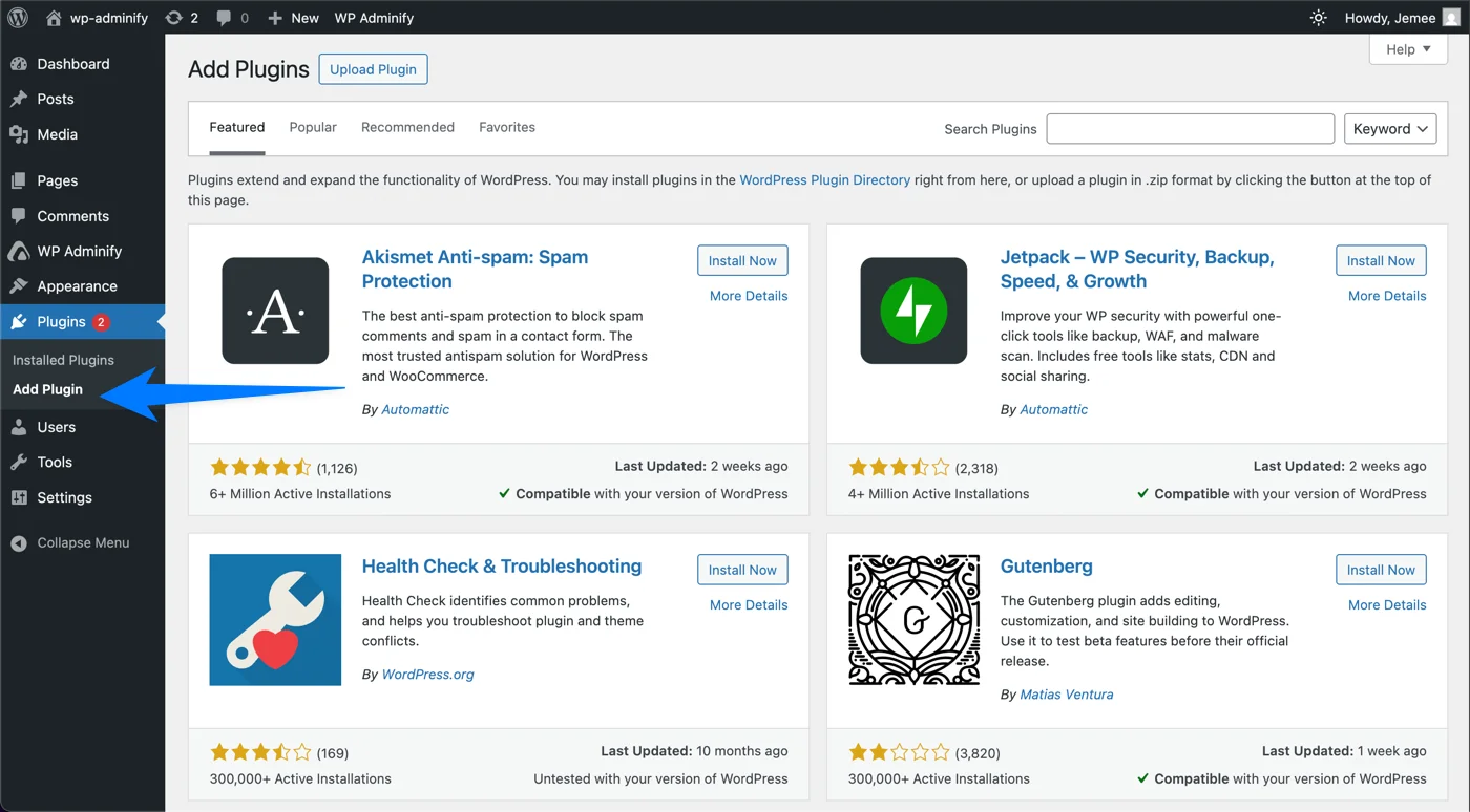A Complete Guide to WordPress Admin Panel For Beginners