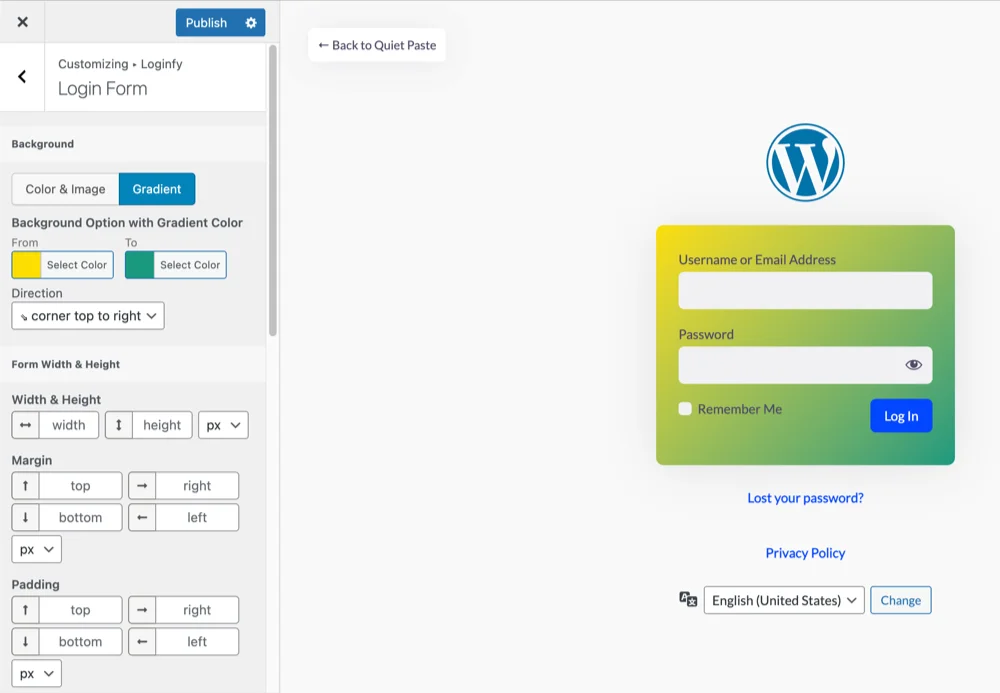How to Customize WordPress Login Page with Loginfy?