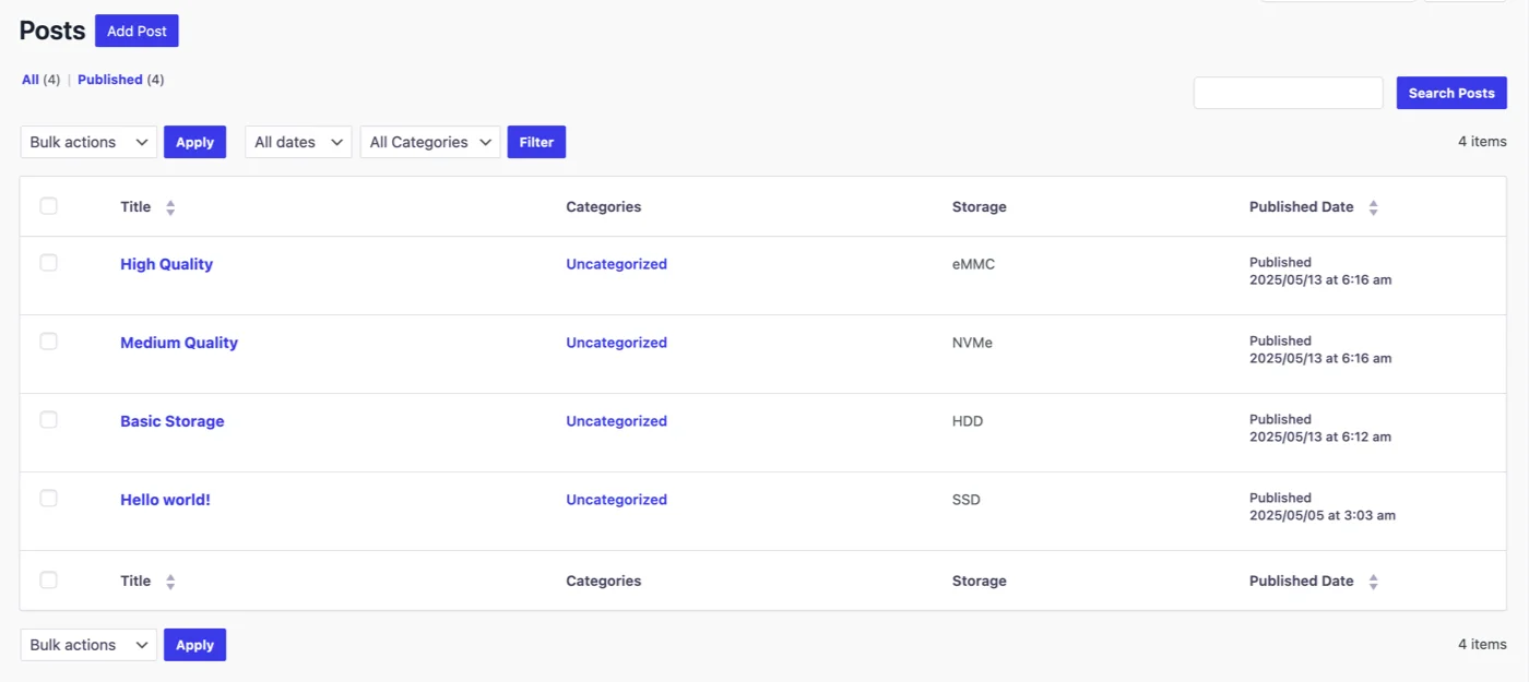 How to Customize Admin columns from any post type? - WP Adminify