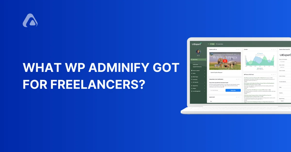 WP Adminify for Freelancers – Customize Your WordPress Dashboard