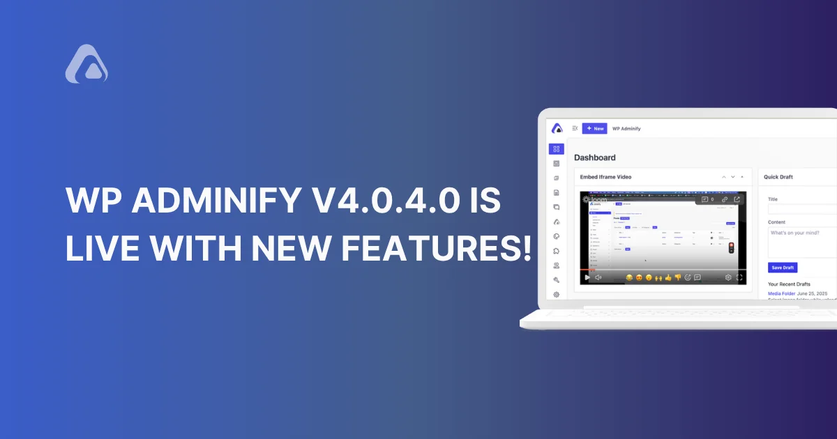 What’s New in WP Adminify 4.0.4.0?