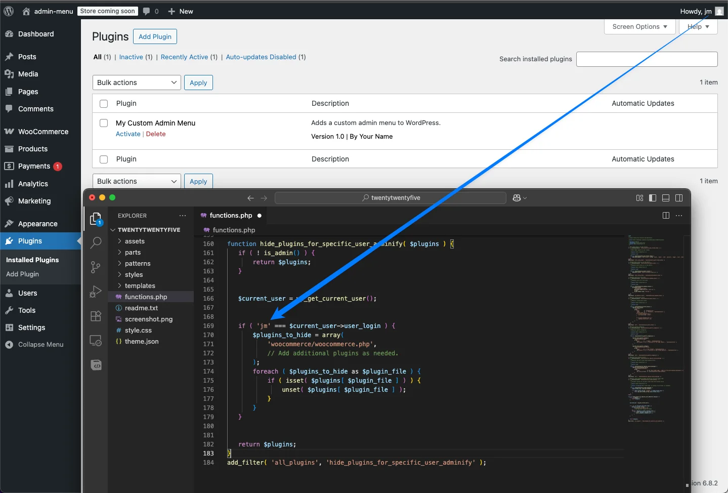 How to hide WordPress plugins from clients or all users?