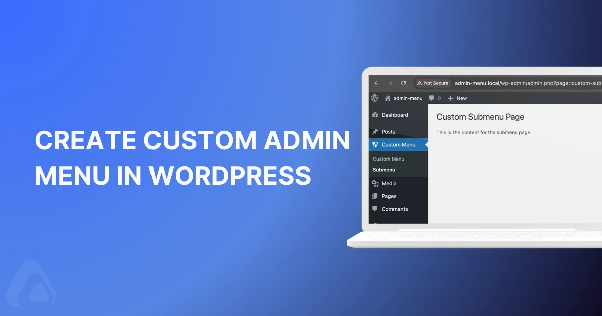 How To Add Menu In WordPress Admin Dashboard?