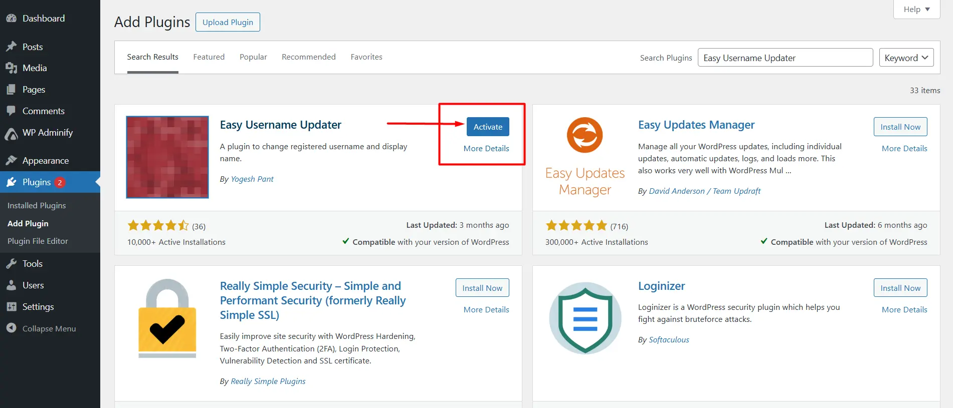 How to Change WordPress Username