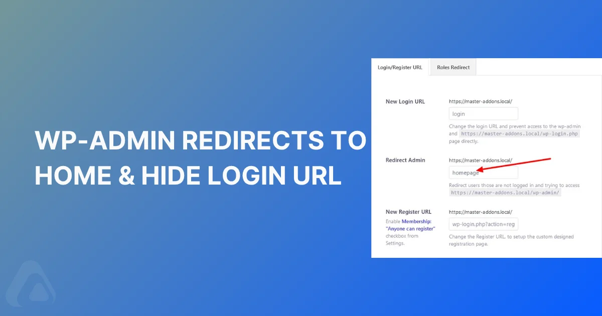How WP-Admin Redirects to Homepage And Hide Login URL?